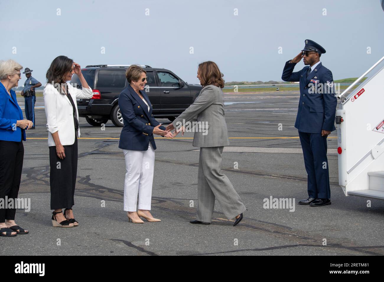 Boston, United States. 29th July, 2023. United States Vice President ...