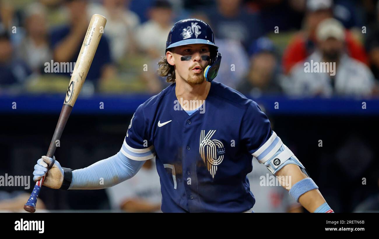 Kansas City Royals' Bobby Witt Jr. during a baseball game against the ...