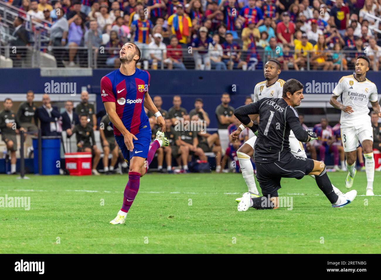 ARLINGTON, TX - JULY 29: FC Barcelona forward Ferran Torres (11) looks ...