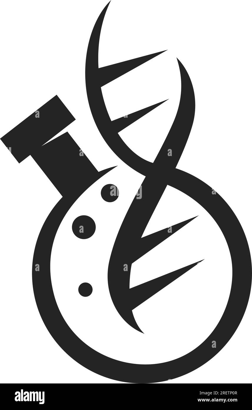 science logo template. Icon Illustration Brand Identity. Isolated and ...