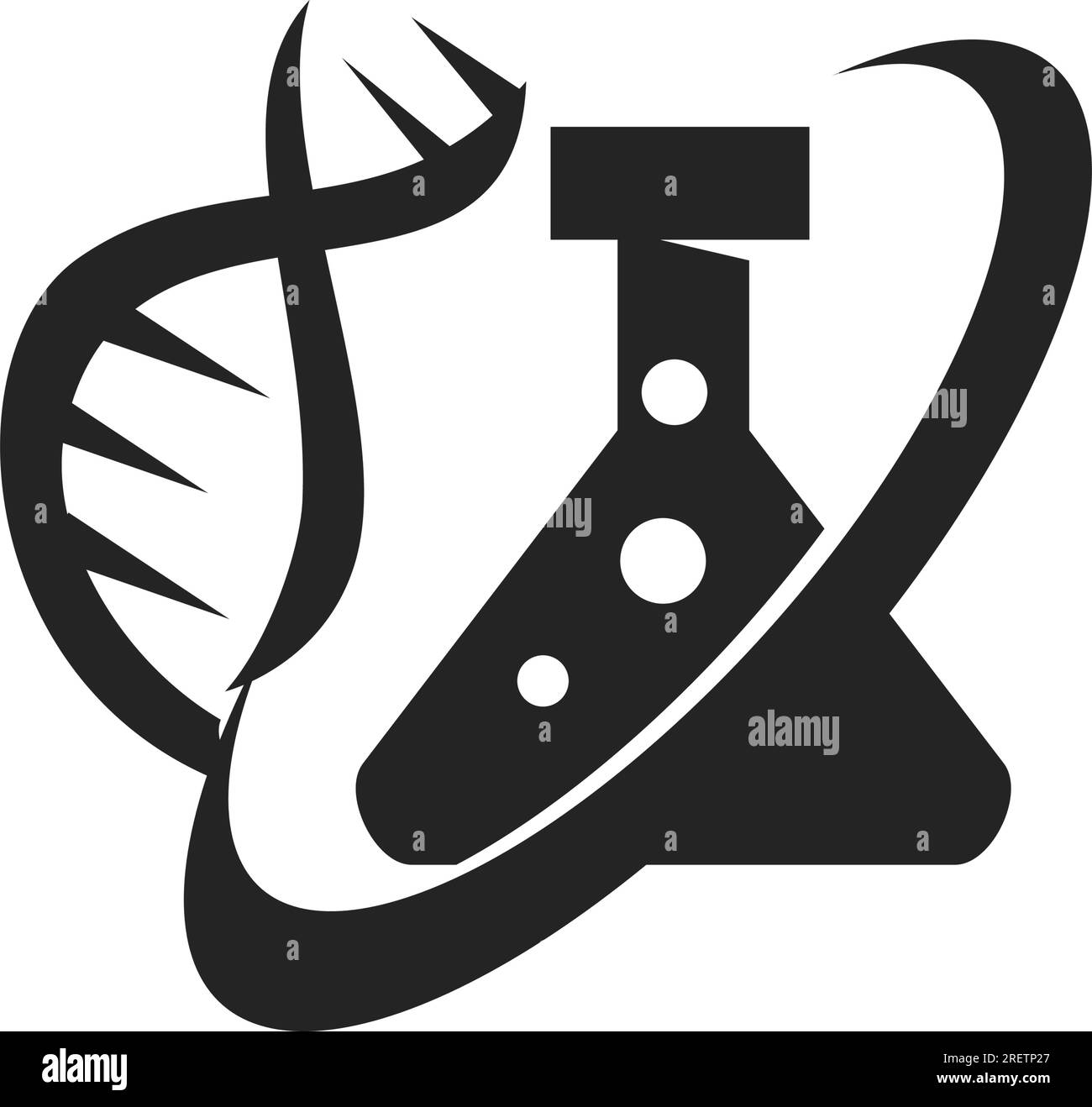 science logo template. Icon Illustration Brand Identity. Isolated and ...