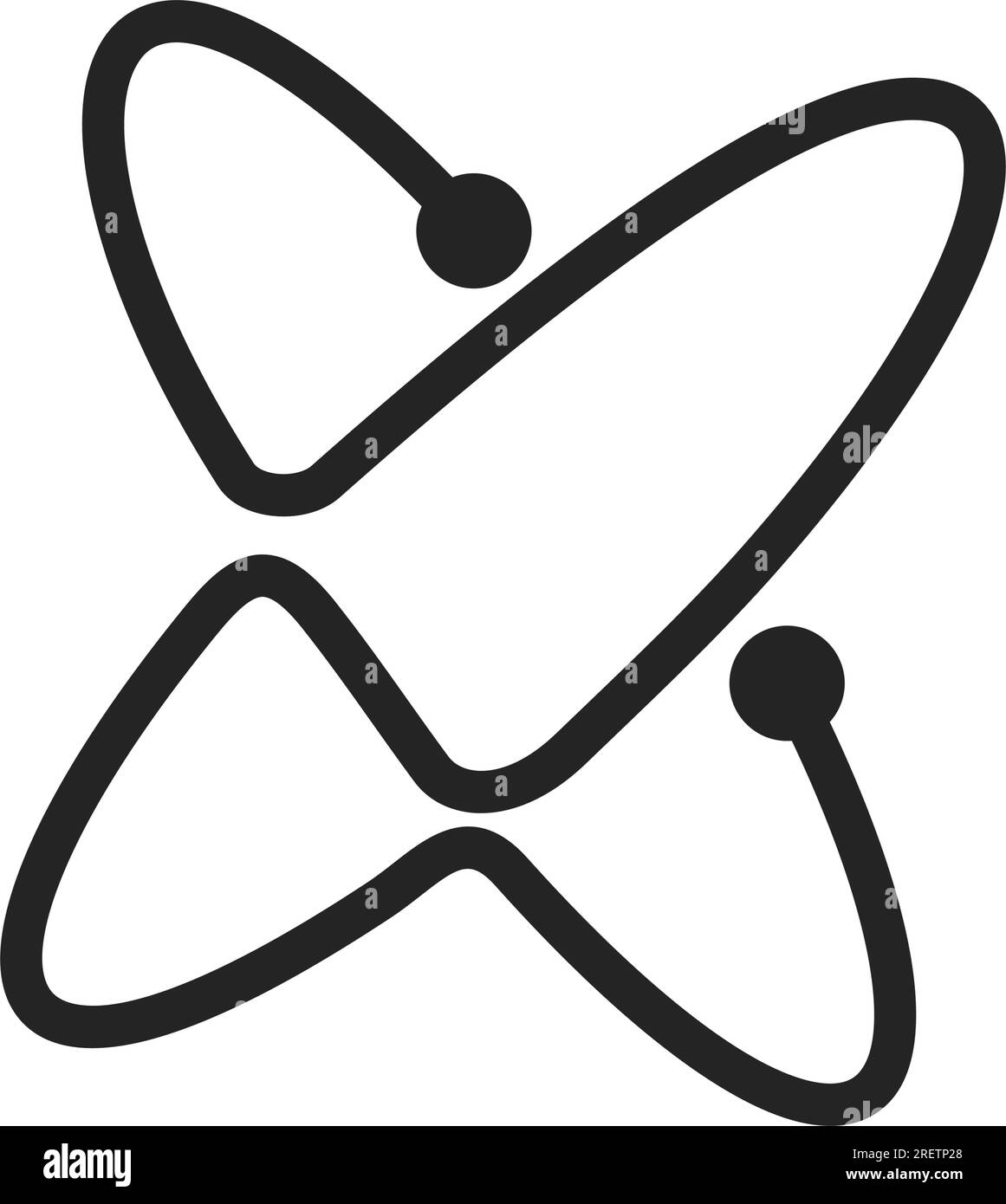 science logo template. Icon Illustration Brand Identity. Isolated and ...