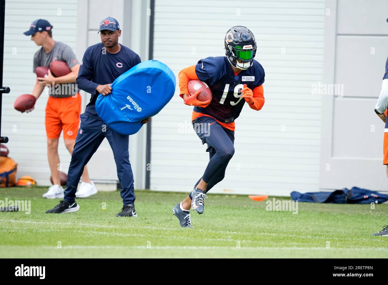 Chicago Bears wide receiver Equanimeous St. Brown participates in the ...