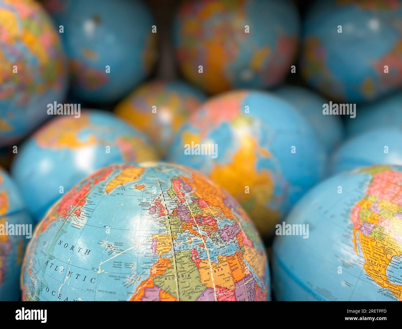 Round water globes hi-res stock photography and images - Alamy