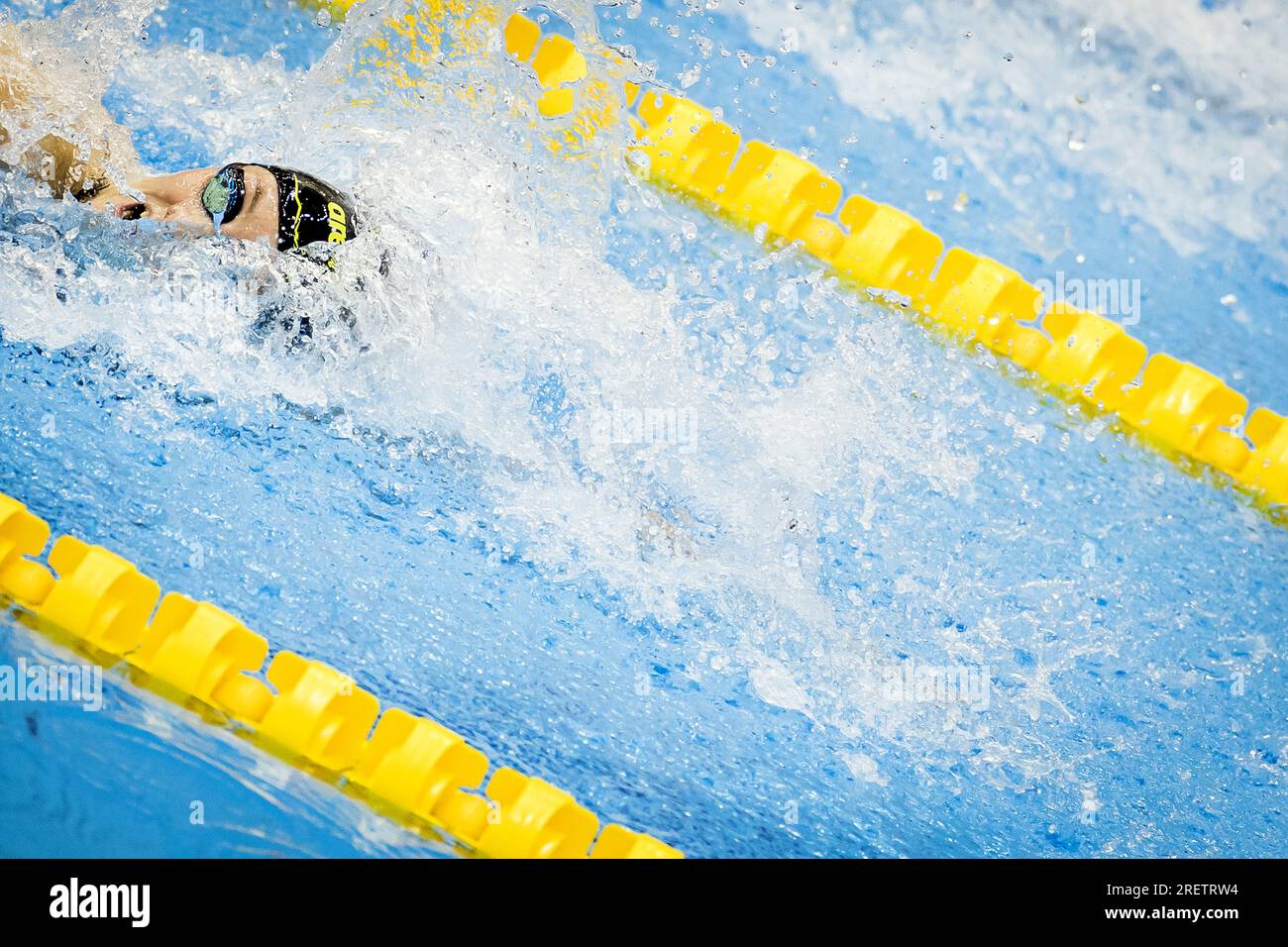 FUKUOKA - Marrit Steenbergen wins the swim off for the final of the 50 ...