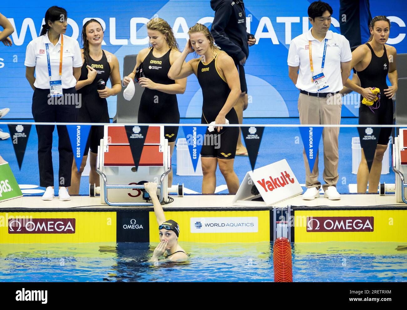 FUKUOKA - Kim Busch, Tes Schouten, Marrit Steenbergen and Kira ...