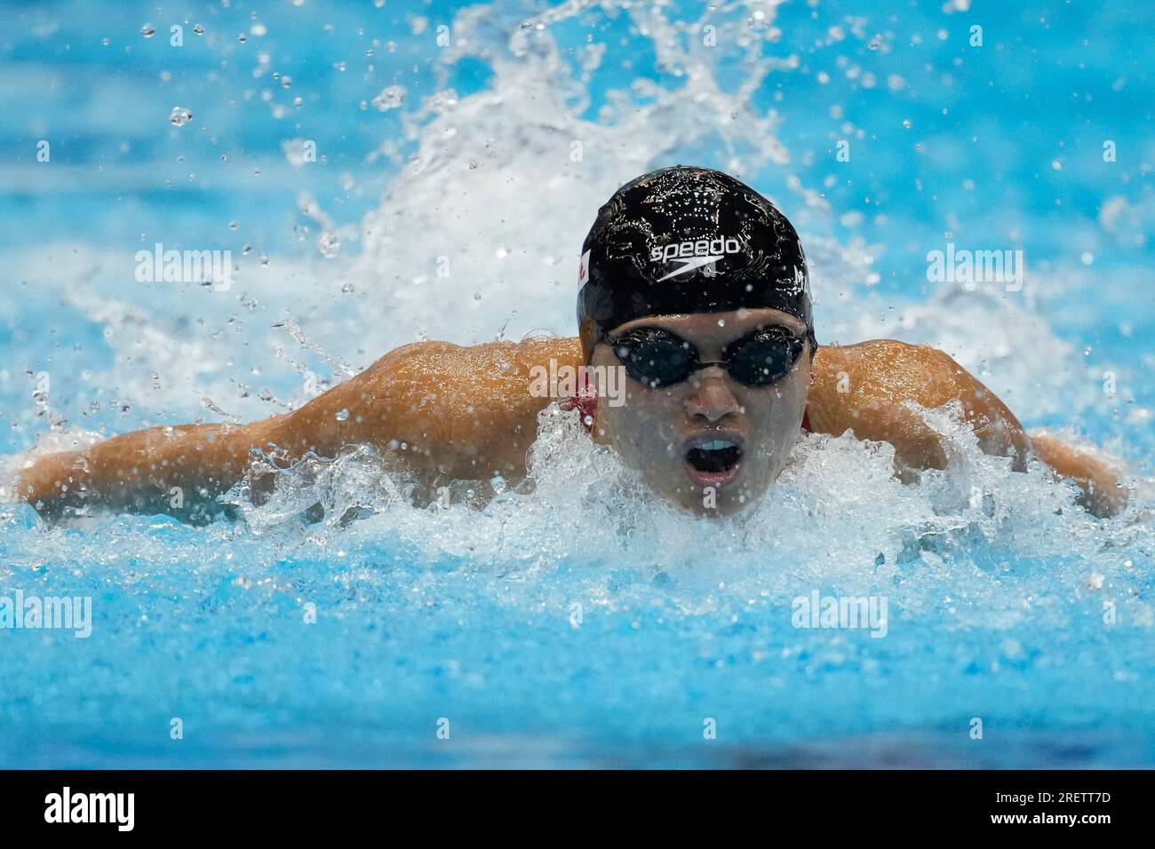 Margaret Mac Neil of Canada competes during the women's 4x100m medley ...