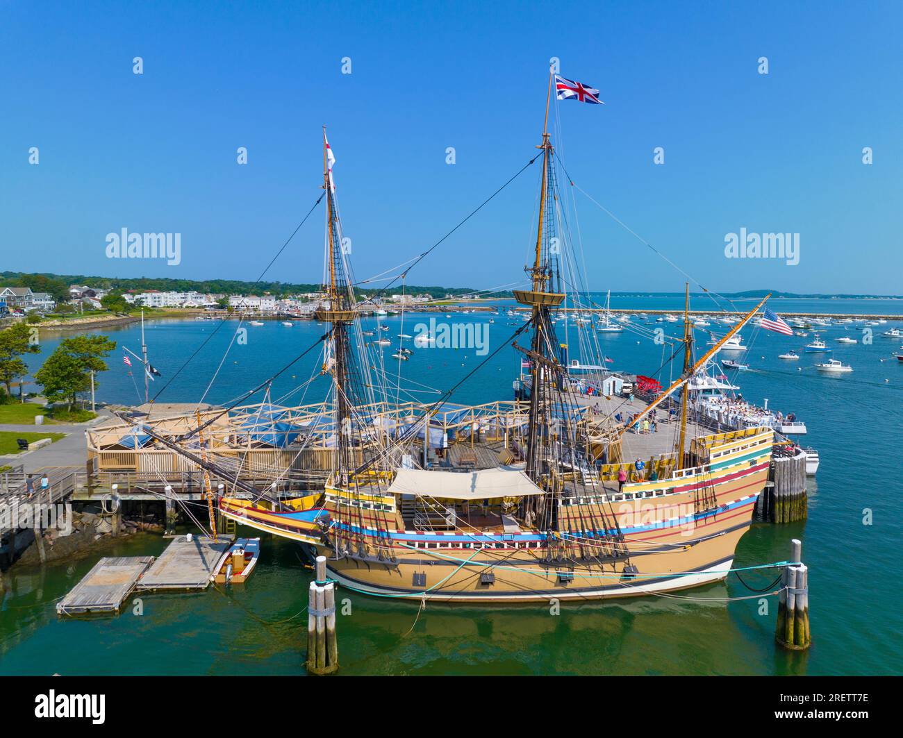 Mayflower II is a reproduction of the 17th century ship Mayflower ...
