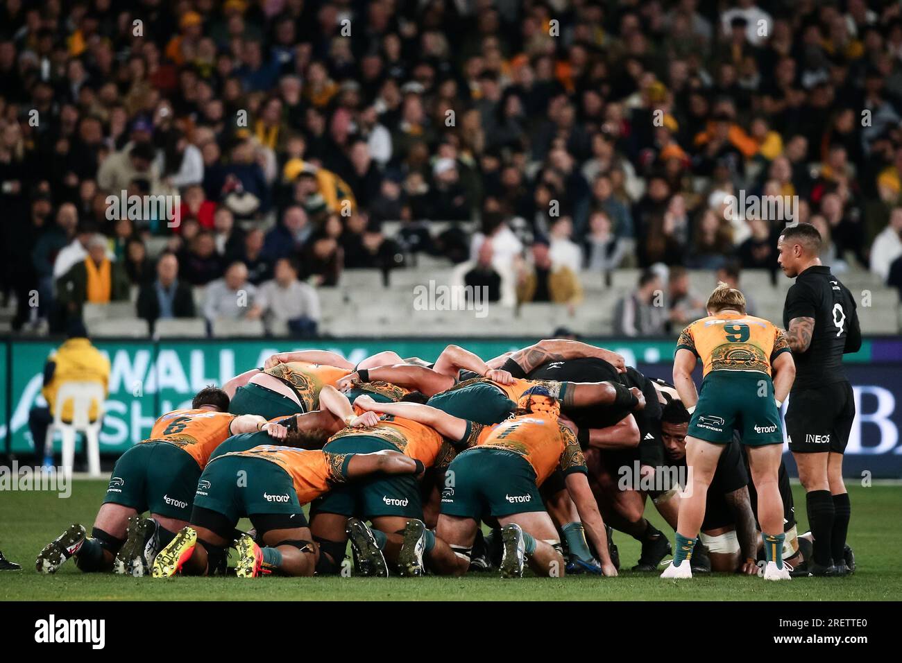 All Blacks Scrum