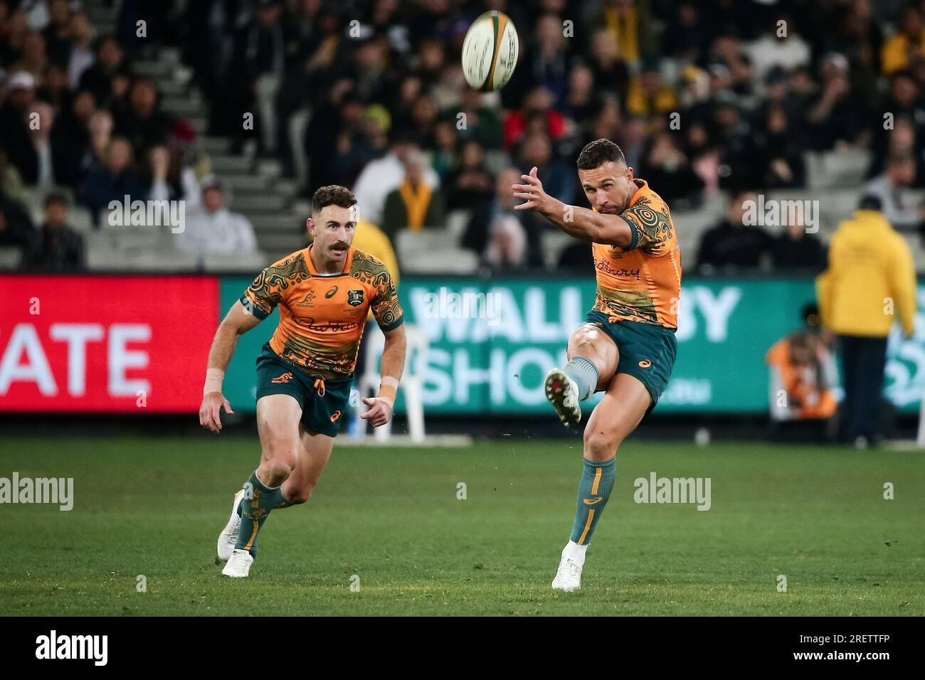 Quade Cooper Kicking