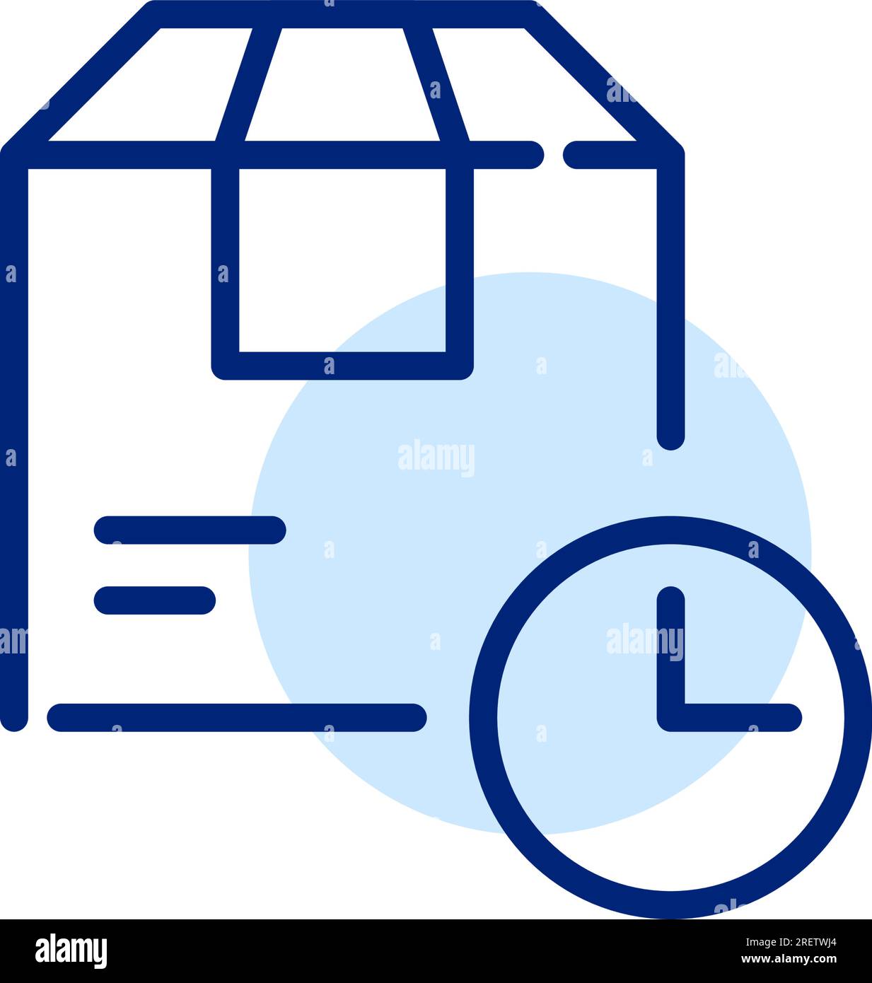 Receiving clock Stock Vector Images - Alamy