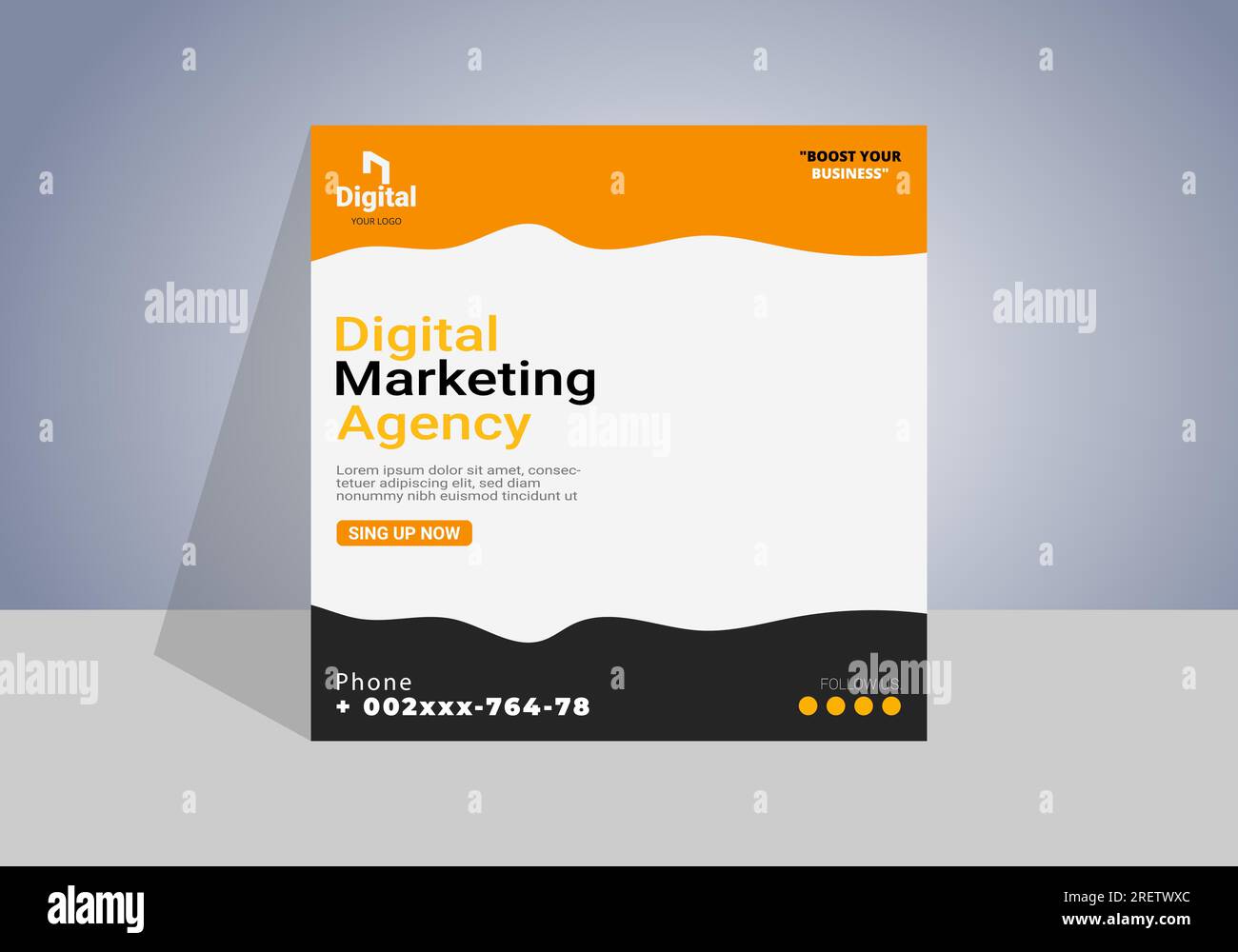 Invitation social media post hi-res stock photography and images - Alamy