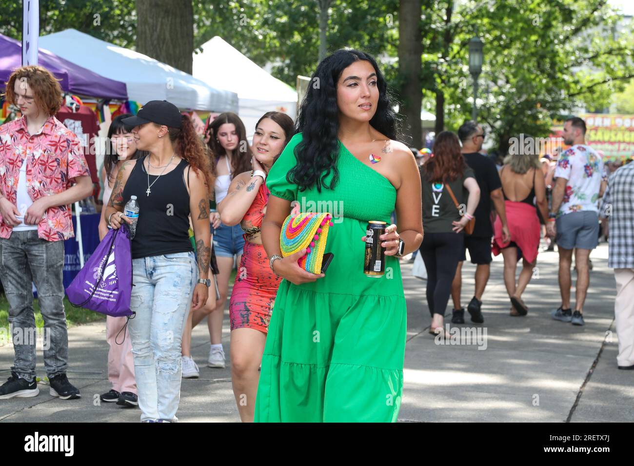 Harrisburg, United States. 29th July, 2023. Gisele Barreto Fetterman ...