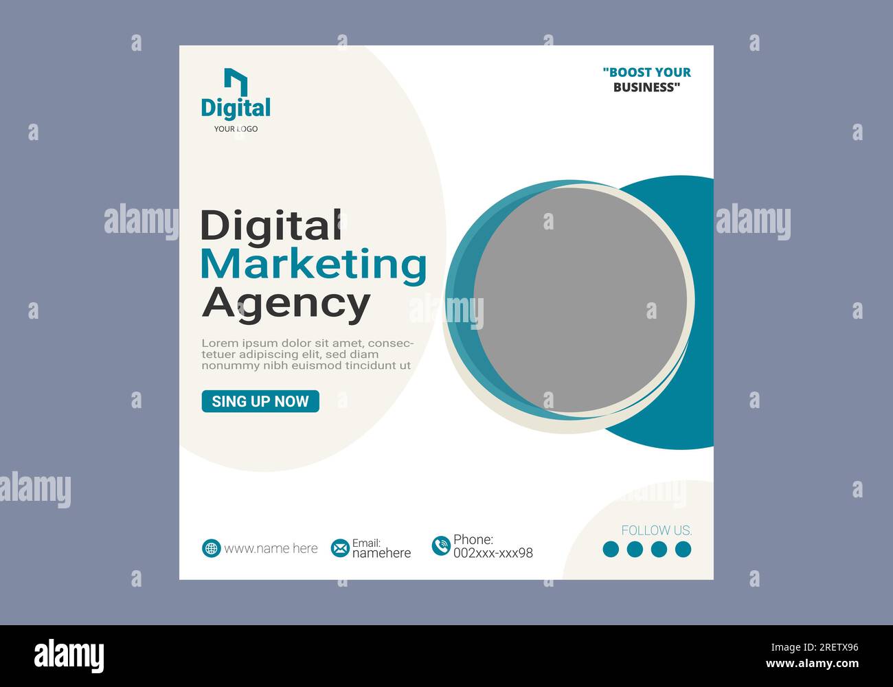 Invitation social media post hi-res stock photography and images - Alamy