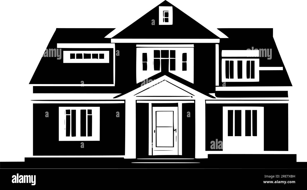 This house vector illustration is a cozy and inviting way to depict a ...