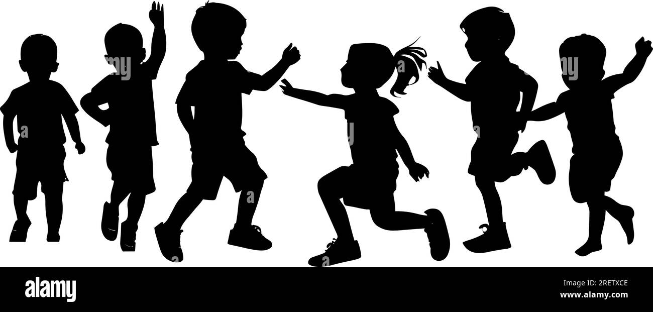 Child dance body shapes Stock Vector Images - Alamy