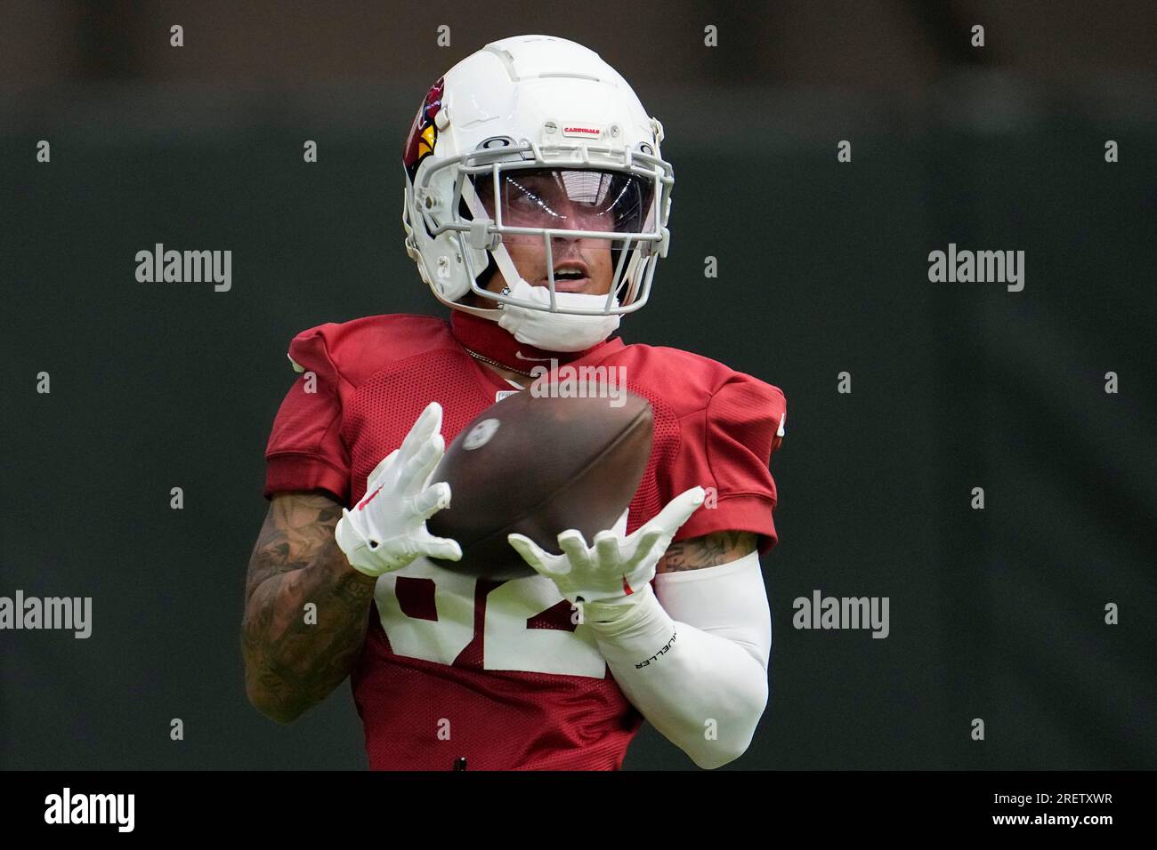 Arizona Cardinals wide receiver Andre Baccellia makes a catch during ...
