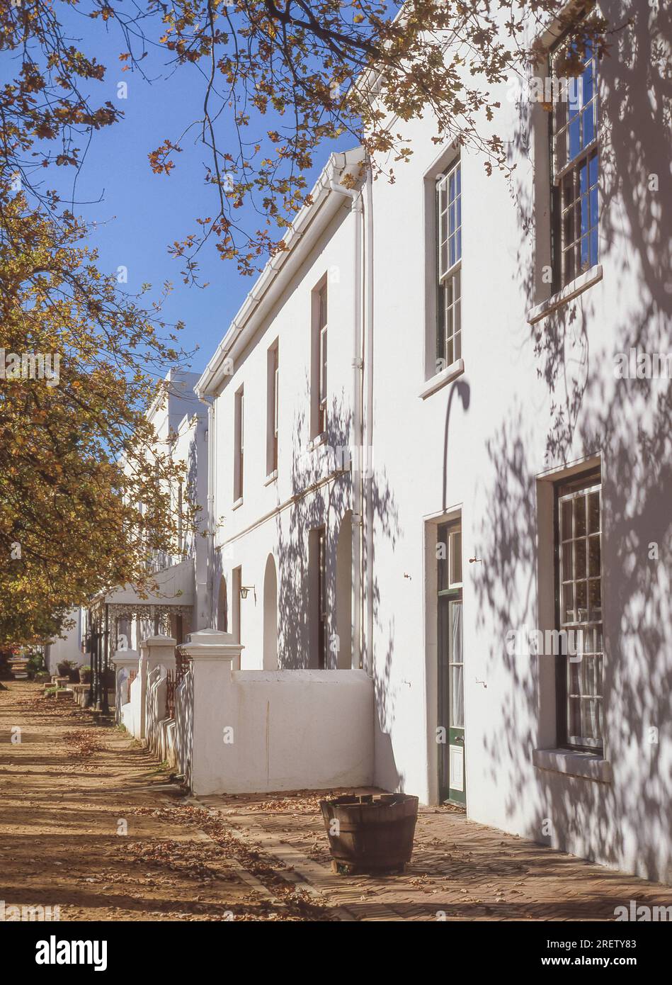 Dorp Street is a quaint oak-lined street in Stellenbosch, Western Cape ...