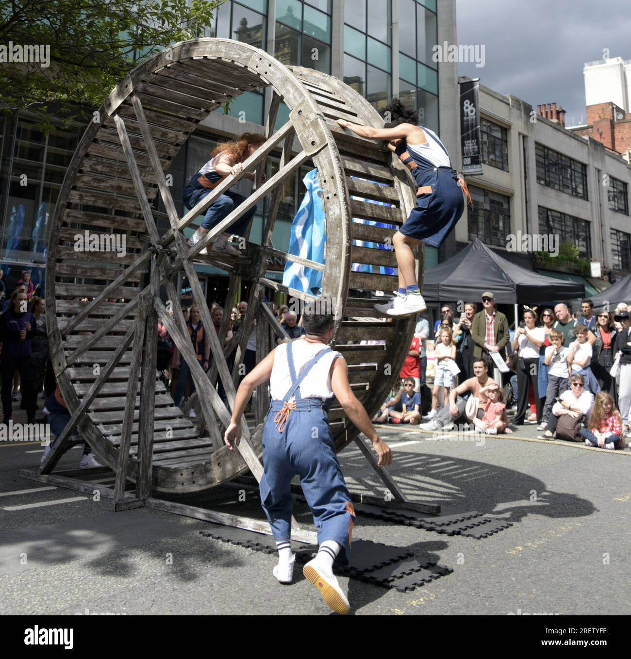 Manchester, UK, 29th July, 2023. Autin Dance Theatre striking ...