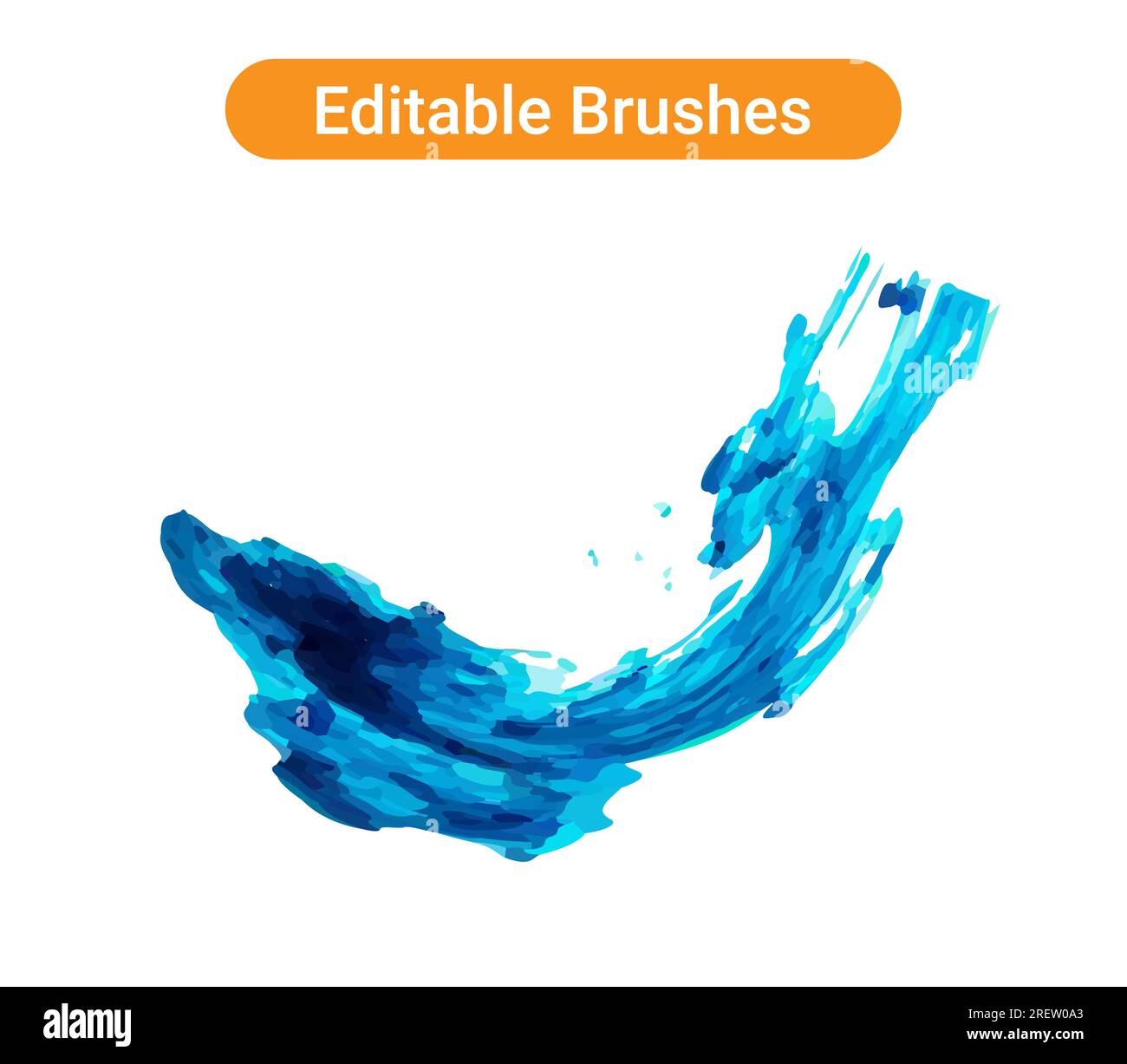 water splash isolated on white Stock Vector Image & Art - Alamy
