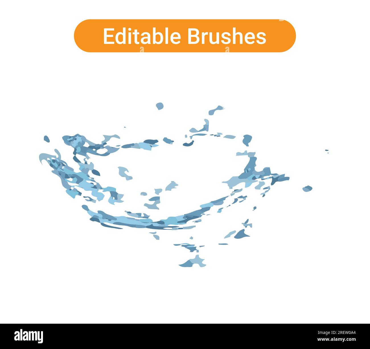 Splash water crown on Stock Vector Images - Alamy