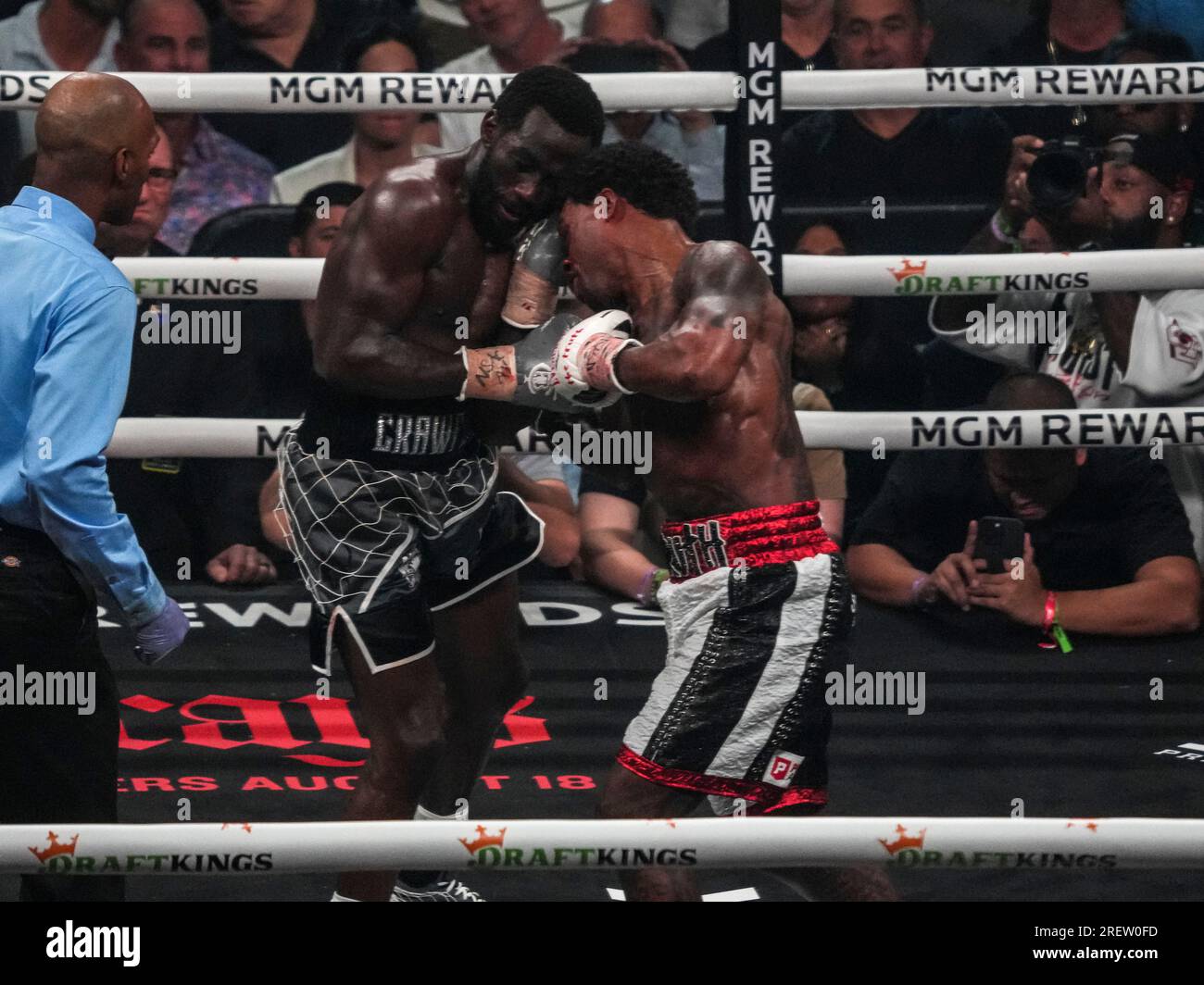 Las Vegas, Nevada, USA. 29th July, 2023. Action between WBC, WBA and IBF unified welterweight ...