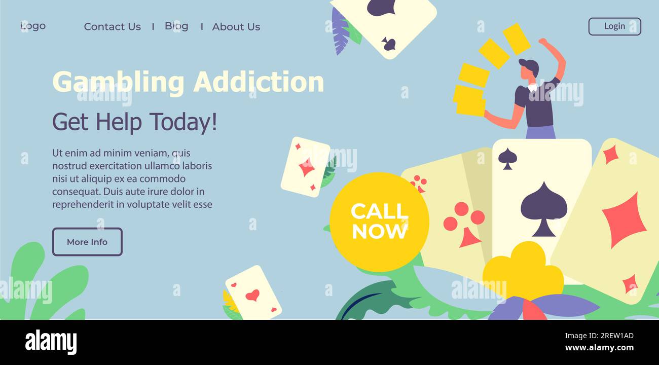 Addicted gambling Stock Vector Images - Alamy