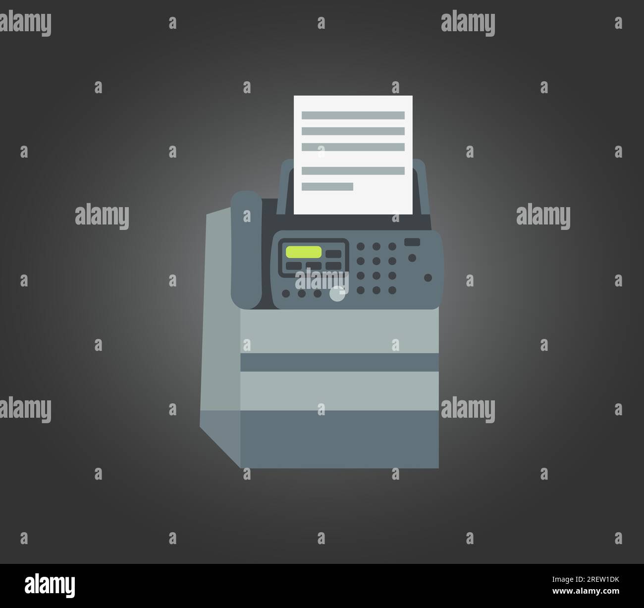 Illustration of a printer Stock Vector Image & Art - Alamy