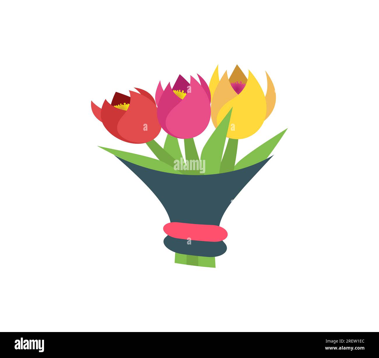 Single flower meadow on Stock Vector Images - Alamy