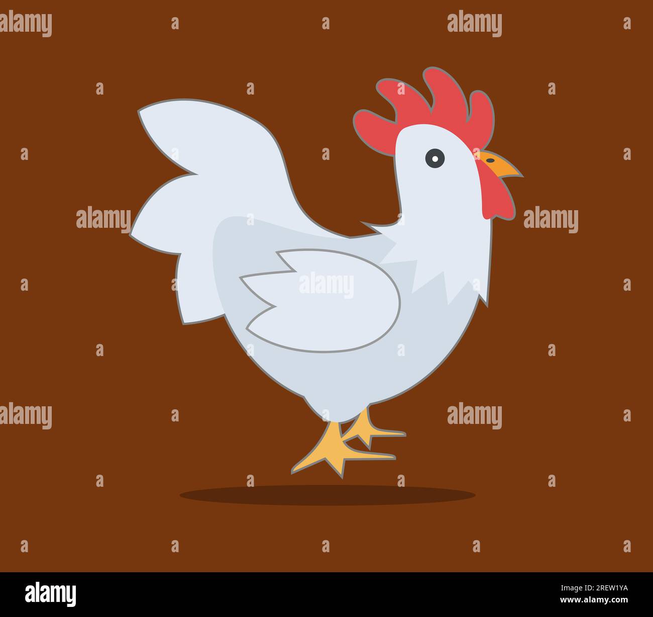 Hen cut out Stock Vector Images - Alamy