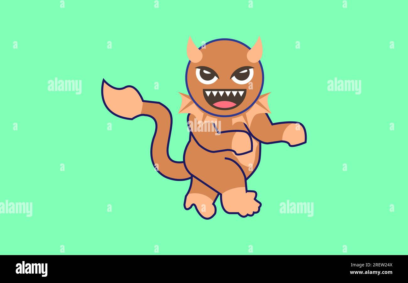 Cute monester design Stock Vector Image & Art - Alamy