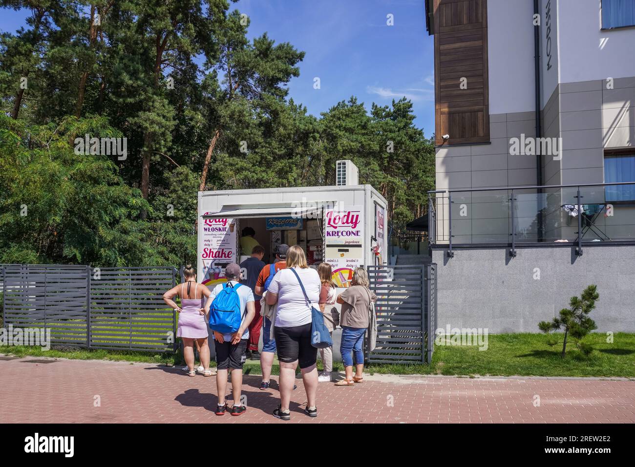 Piaski, Poland. 29th July, 2023. Krynica Morska July 29th. 2023 People ...