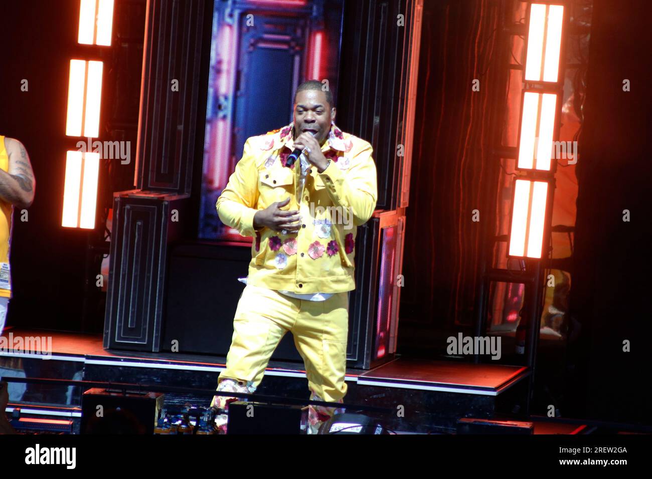 July 29, 2023, Cincinnati, Ohio, USA: BUSTA RHYMES performs during ...