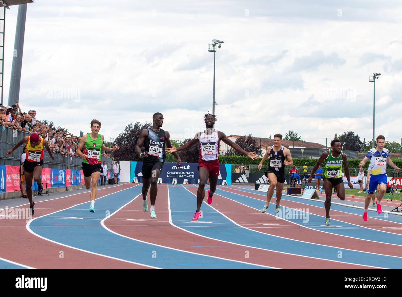 Albi, France. 29th July, 2023. Ryan Zeze 2023 French champion in the ...