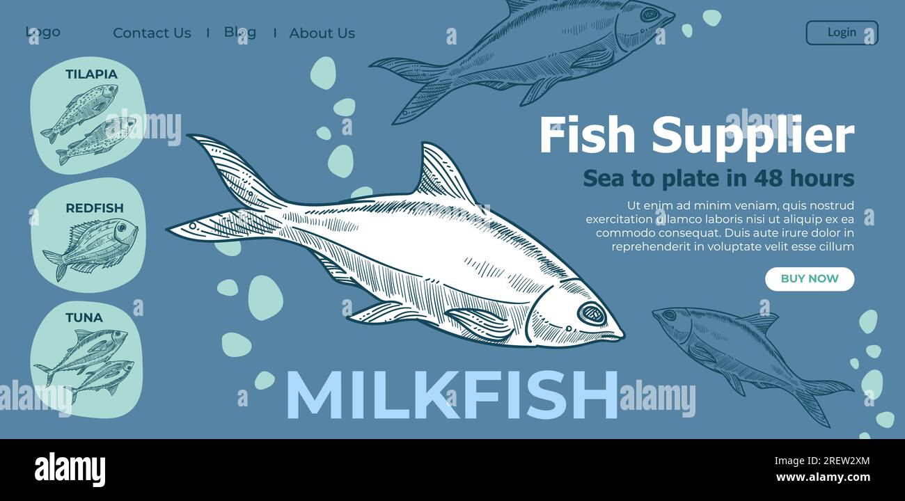 Fish sale in fishing Stock Vector Images - Alamy