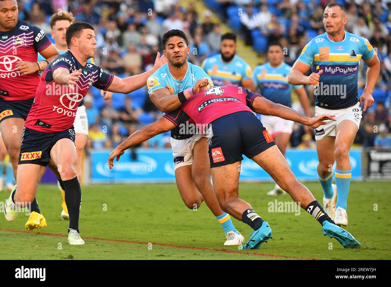 Gold Coast, Australia. 30th July, 2023. Alofiana Khan-Pereira of the ...
