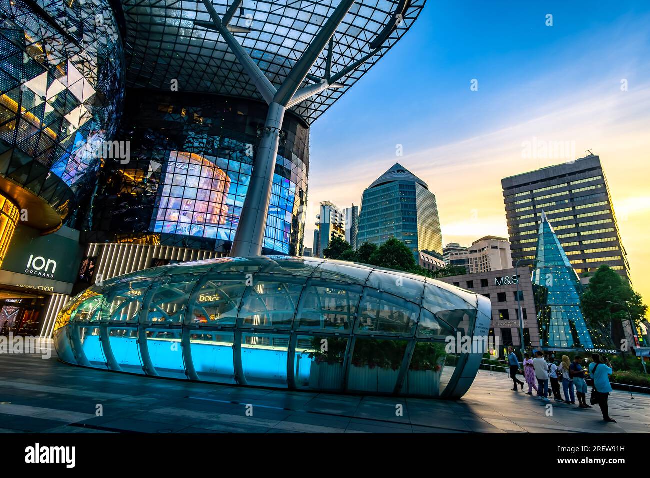ION Orchard shopping mall, ION is one of famous shopping malls in ...