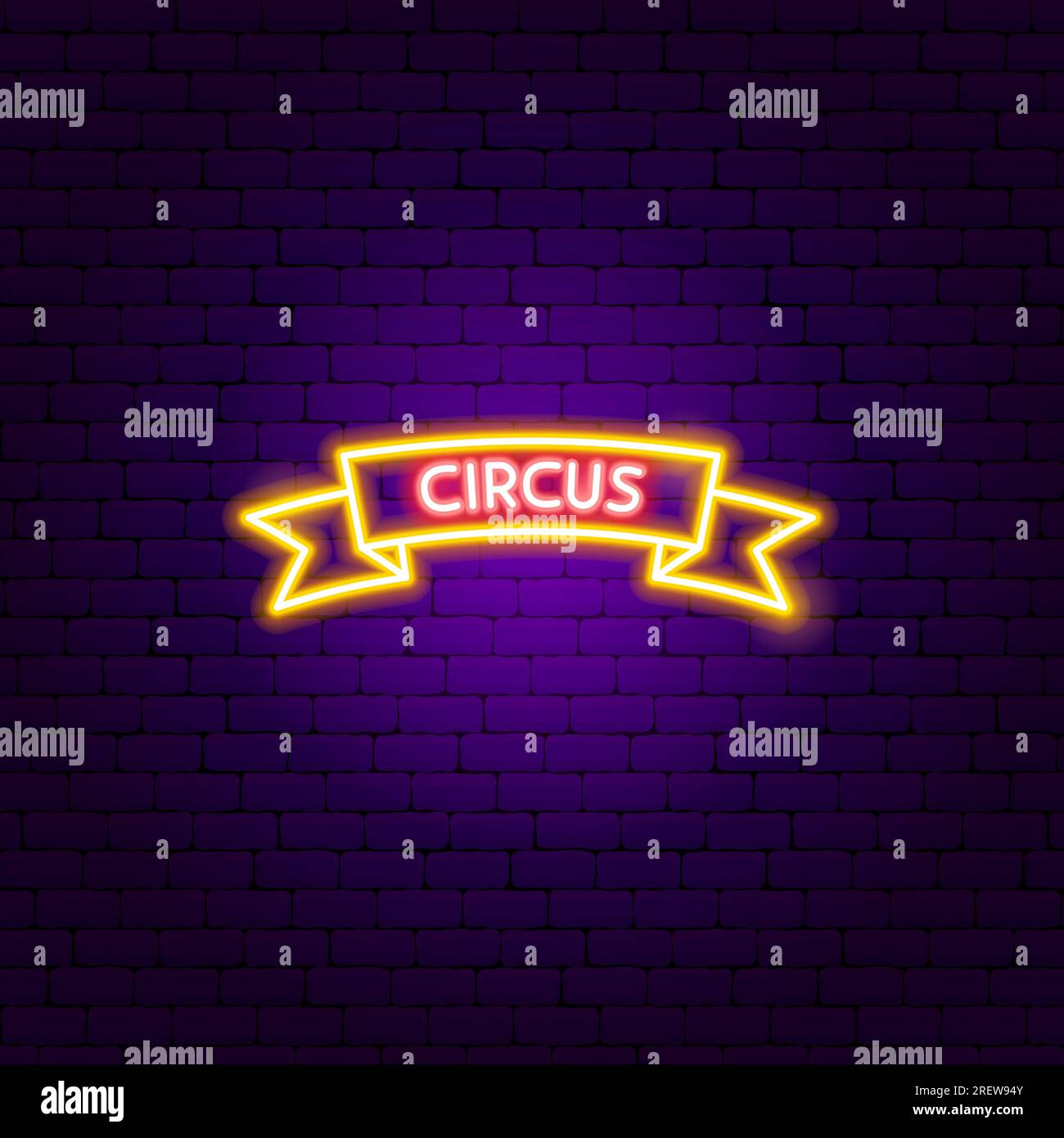 Circus circus neon clown sign Stock Vector Images - Alamy