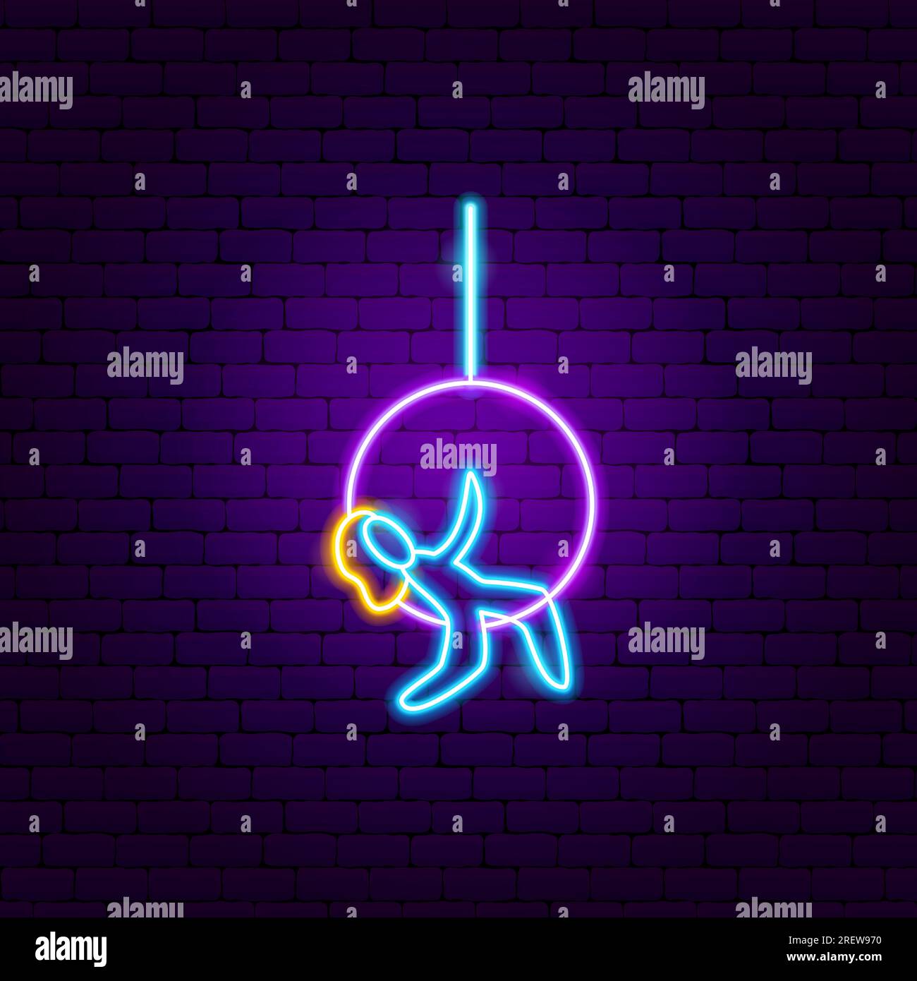 Gymnast woman acrobat performance Stock Vector Images - Alamy