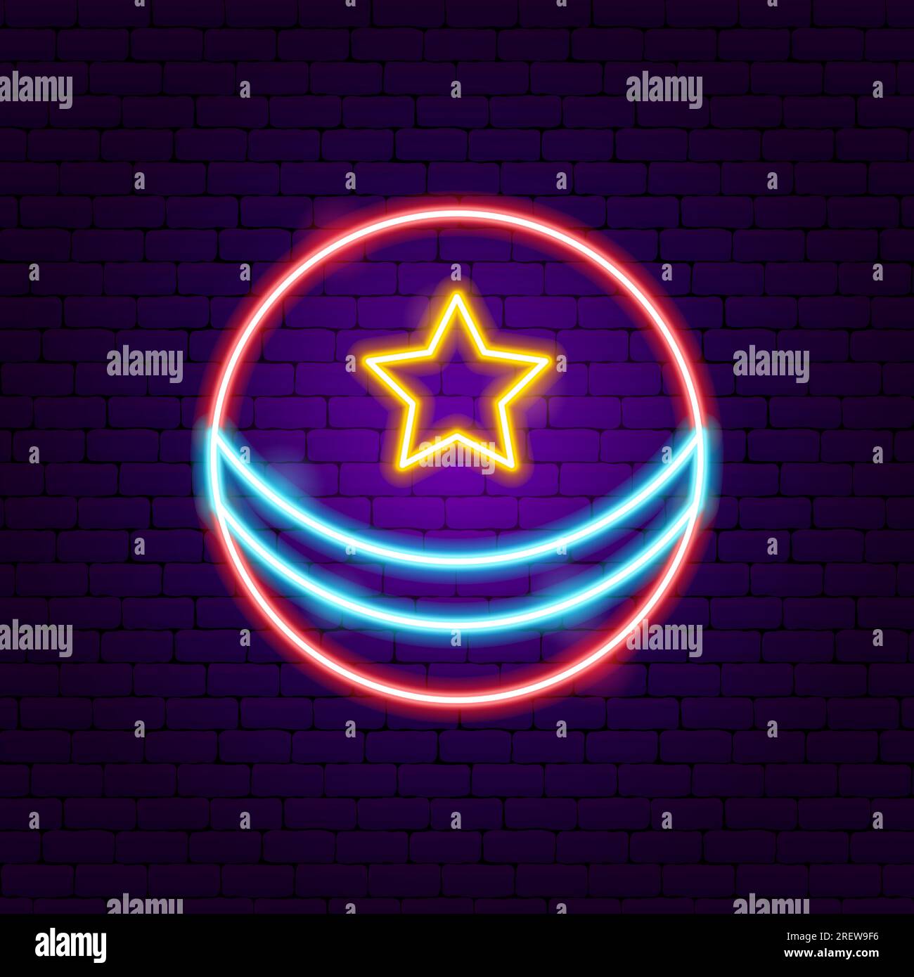 Kid in neon light Stock Vector Images - Alamy
