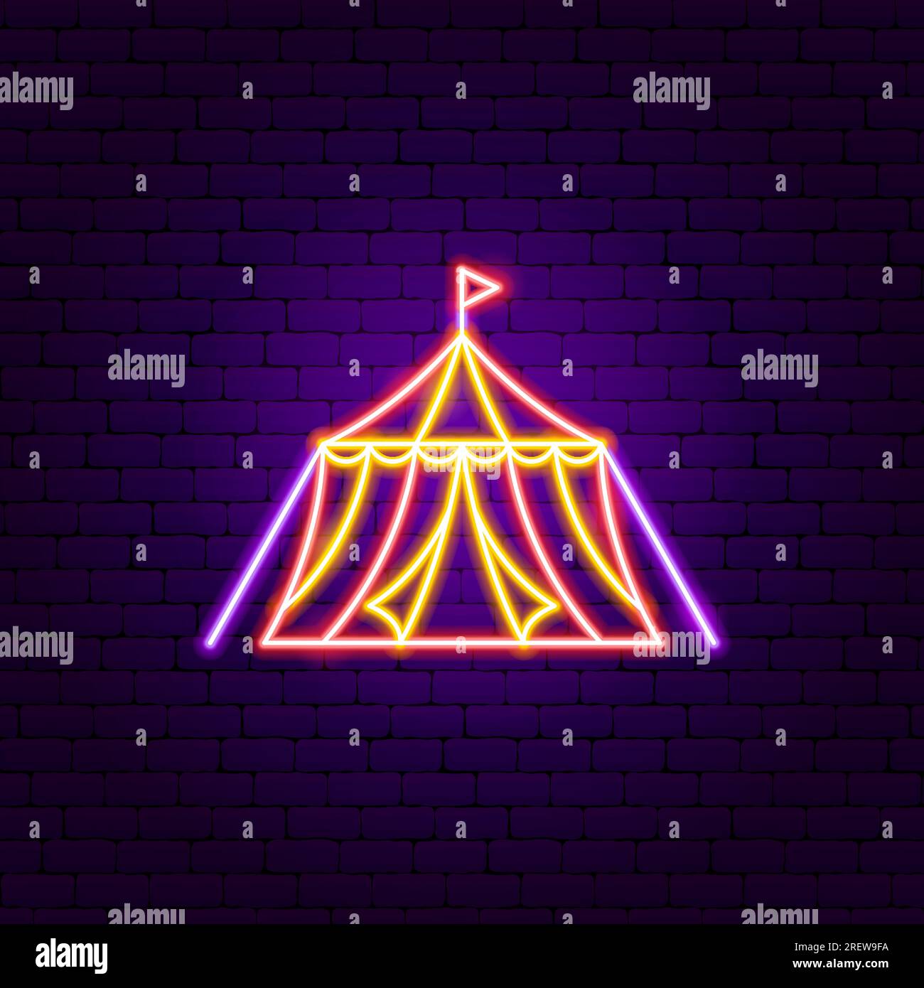 Circus Tent Neon Sign Stock Vector Image & Art - Alamy
