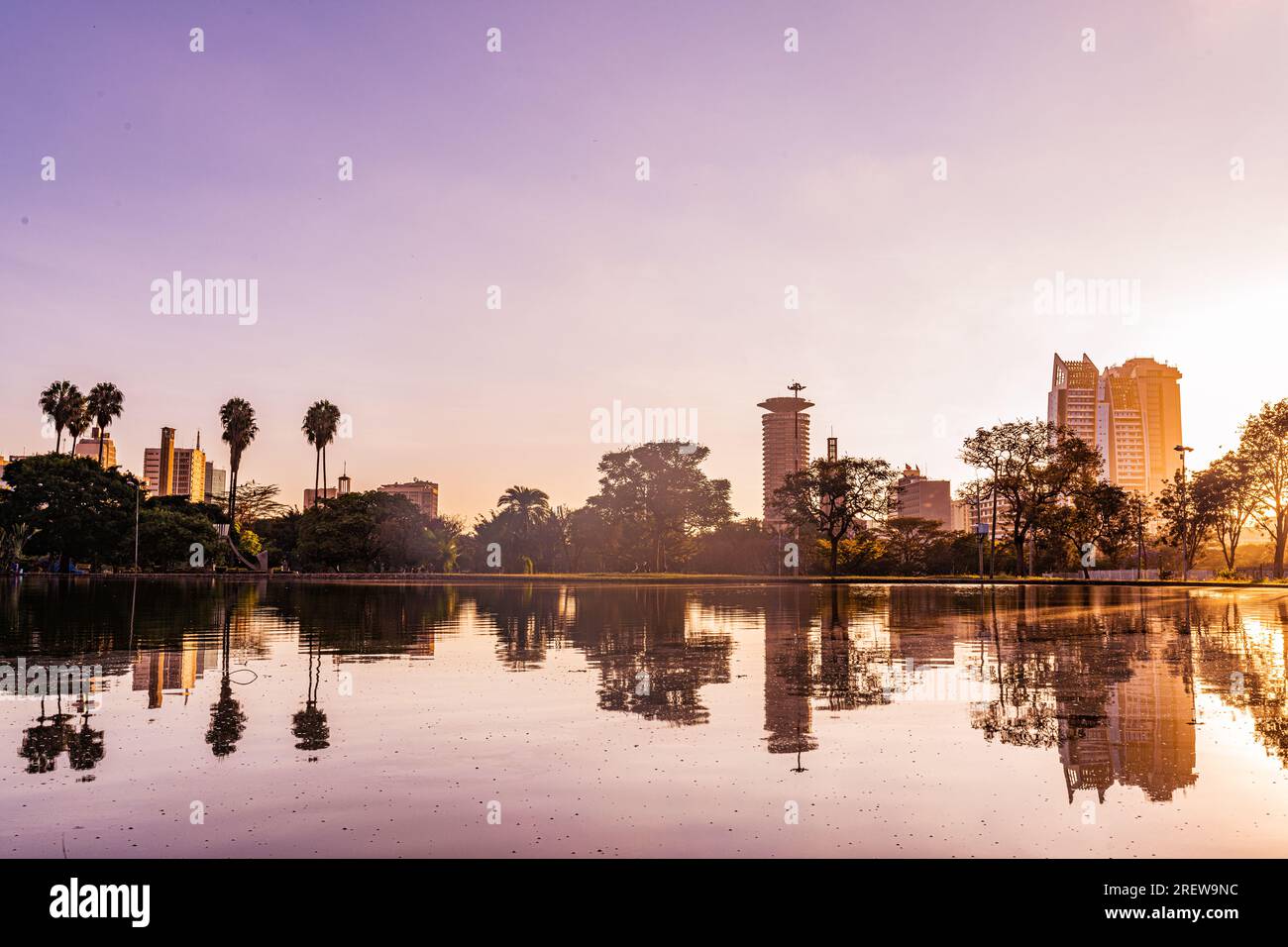 Nairobi Cityscape Capital City Of Kenya Modern Skyscrapers Skyline ...