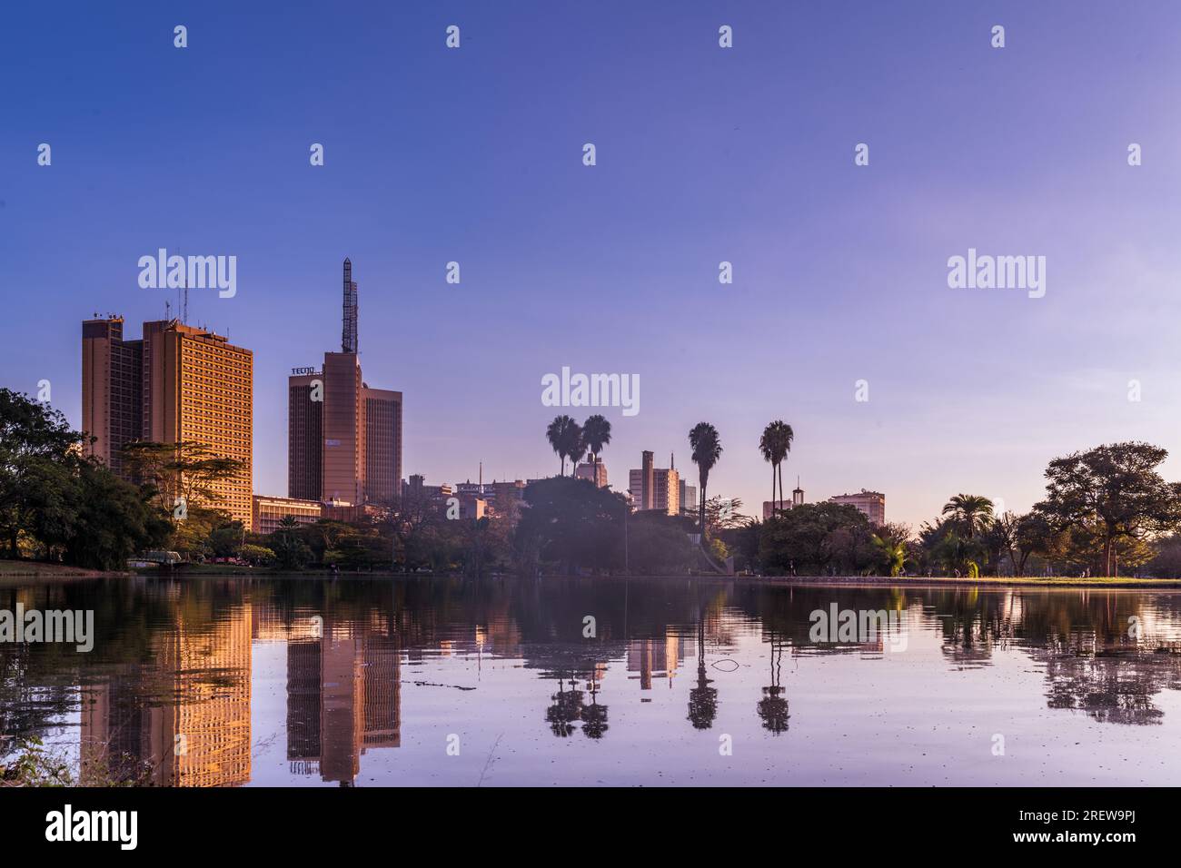 Nairobi Cityscape Capital City Of Kenya Modern Skyscrapers Skyline ...