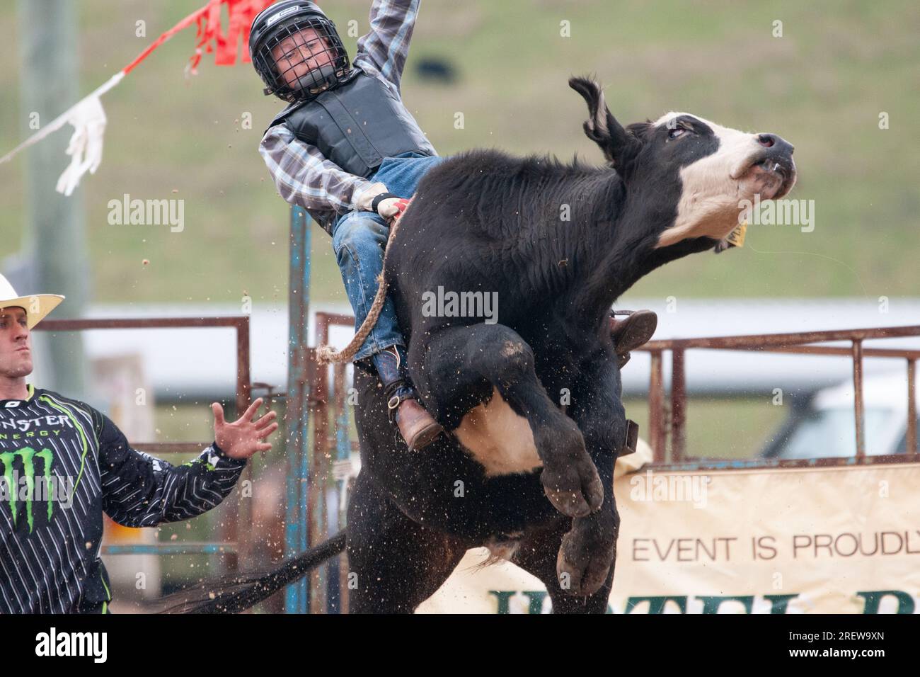 Photos of men, women and kids competing in the gresford rodeo riding ...