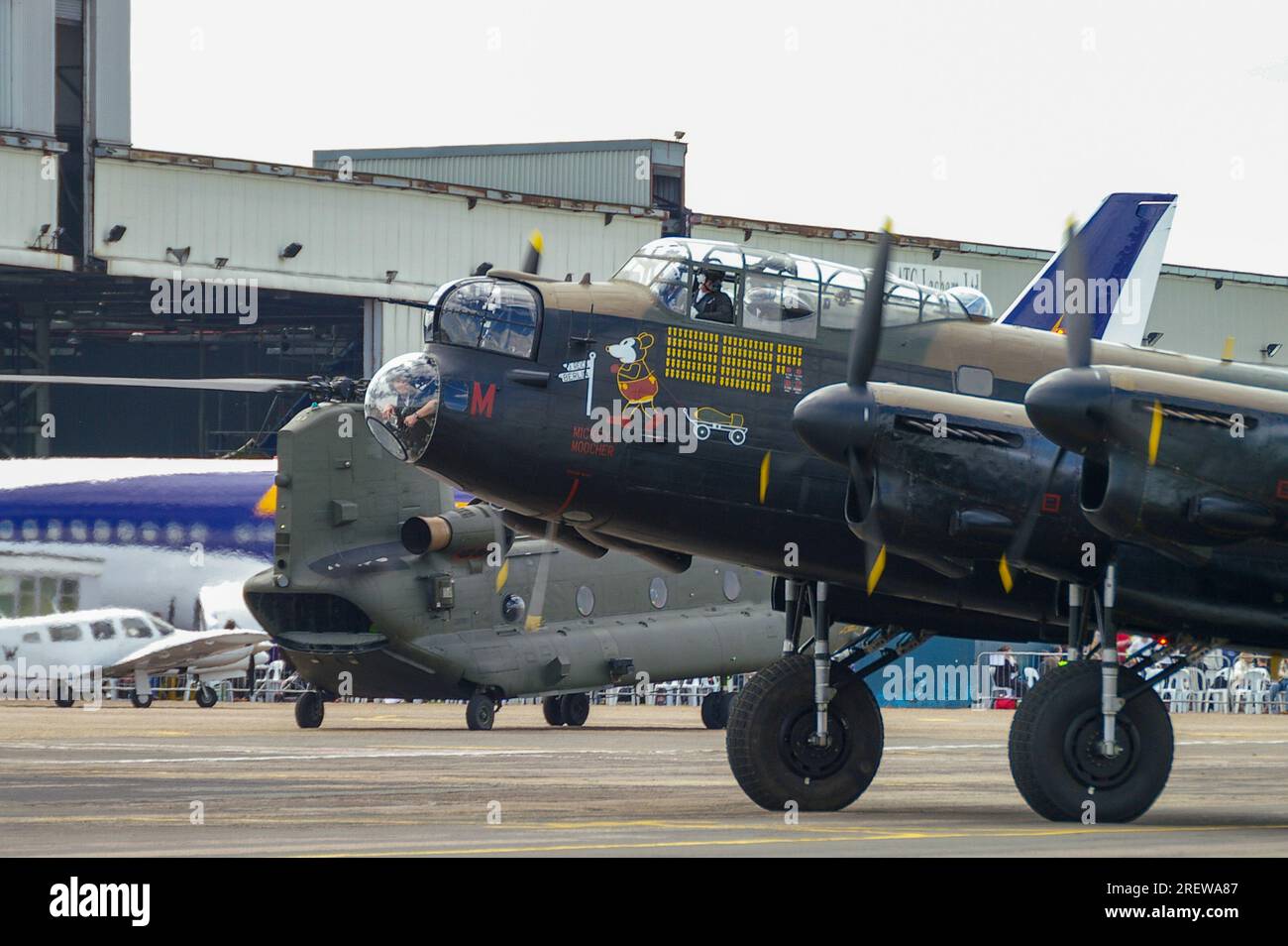 Royal Air Force, RAF Battle of Britain Memorial Flight Avro Lancaster ...