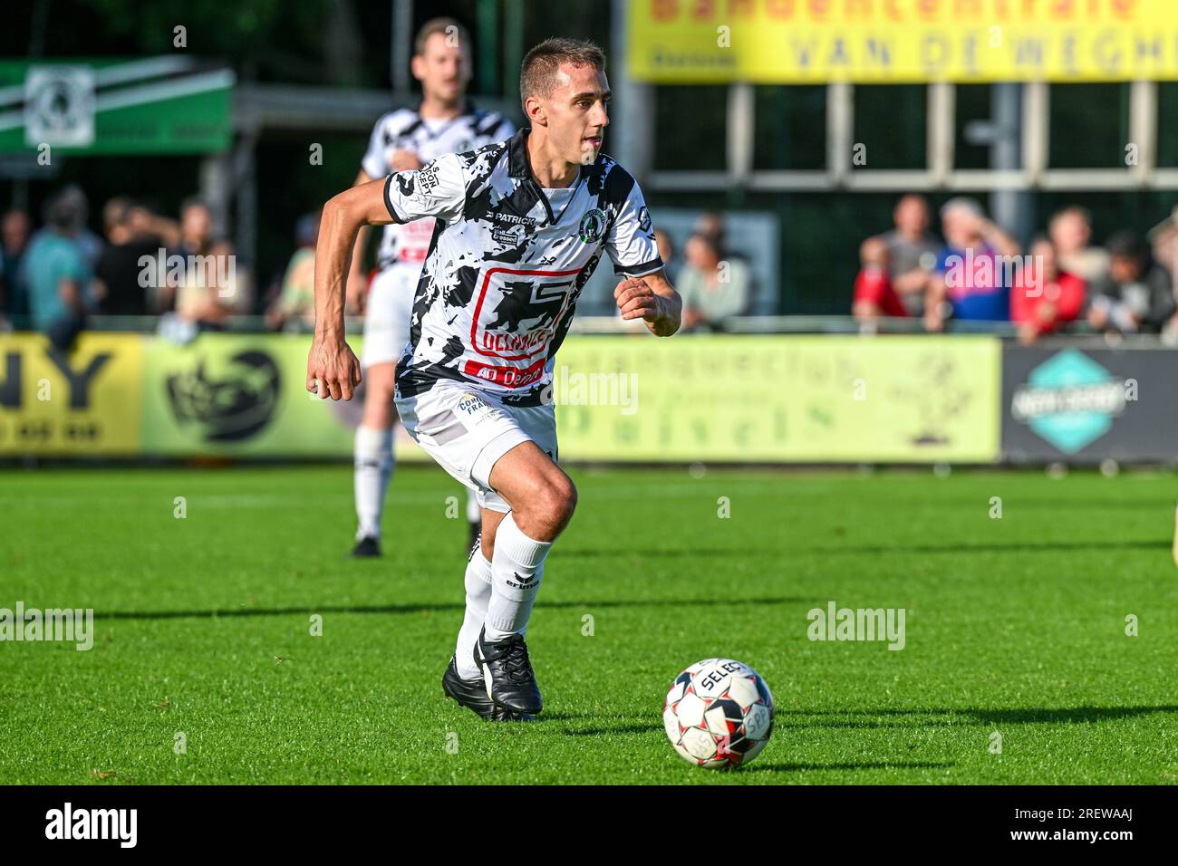 Deinze, Belgium. 29th July, 2023. Preben Dhont (15) of Sparta Petegem ...