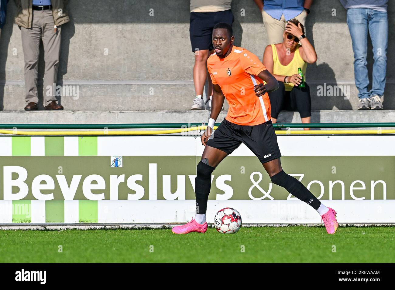Deinze, Belgium. 29th July, 2023. Souleymane Anne (22) of KMSK Deinze ...