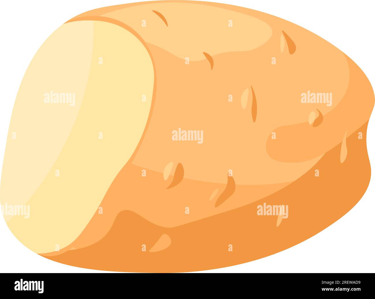 Cutting potato Stock Vector Images - Alamy