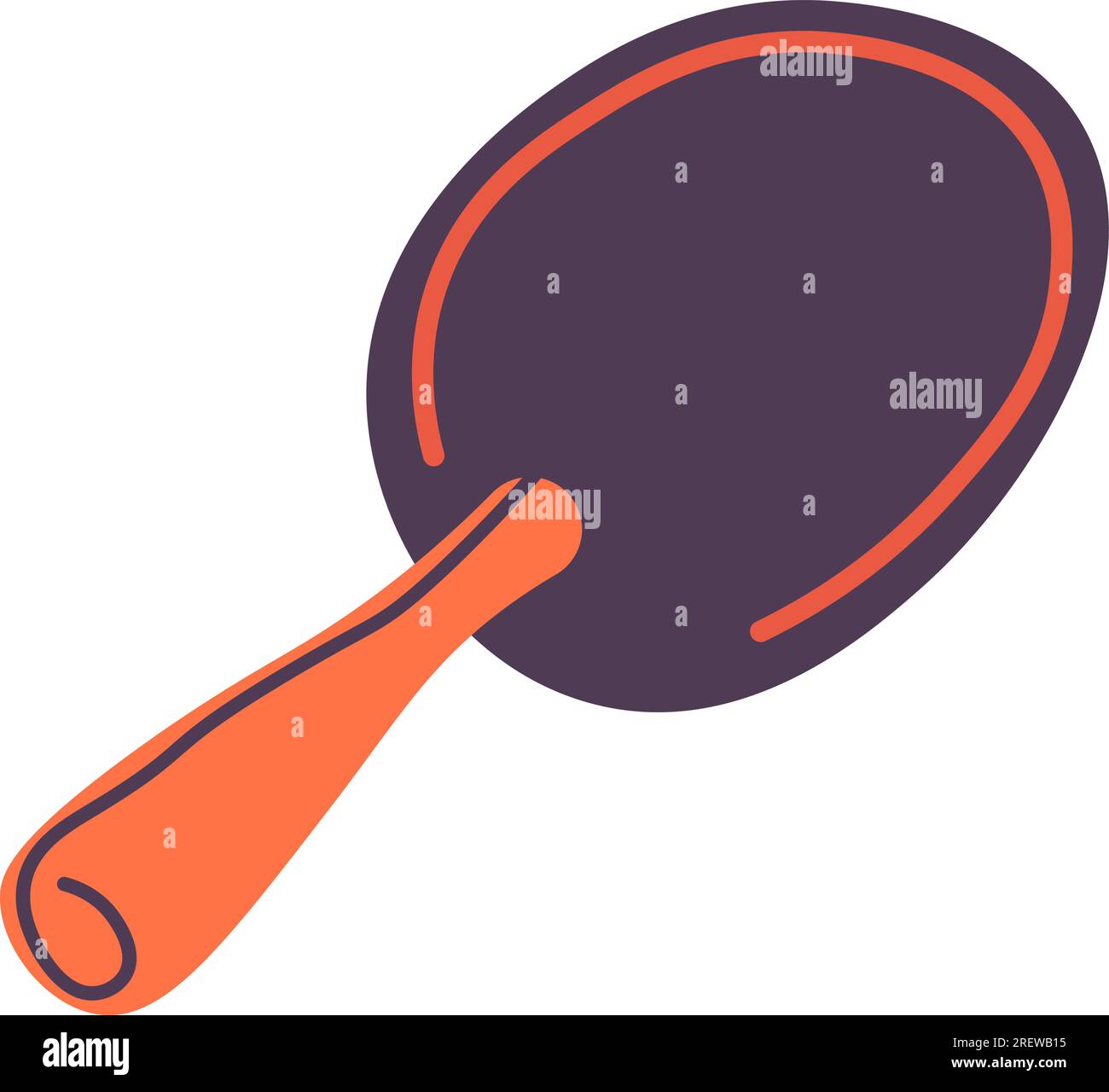 Table tennis racket, ping pong equipment vector Stock Vector Image ...