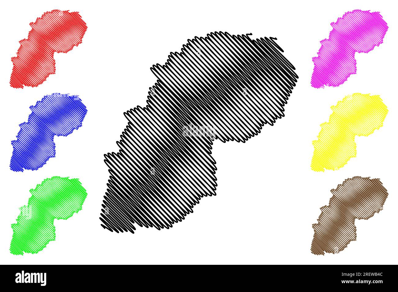 Redditch map Stock Vector Images - Alamy